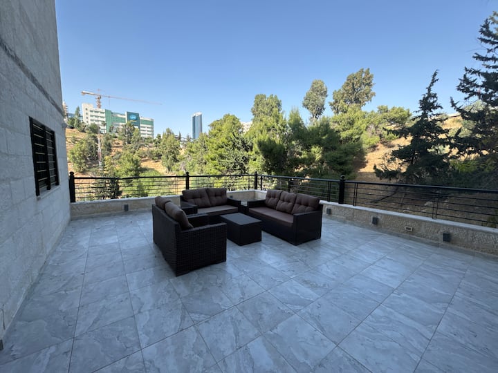 Central Secured Compound W/ Hill-view Terrace - Amman