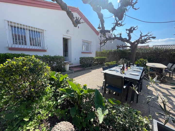 Barcarèsienne 6 à 8 Pers Village De Noël Wifi ! - Le Barcarès