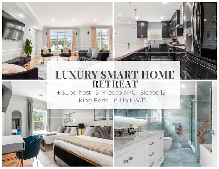 Luxury 4br • Sleeps 12 • Near Manhattan • W/d - Hoboken, NJ