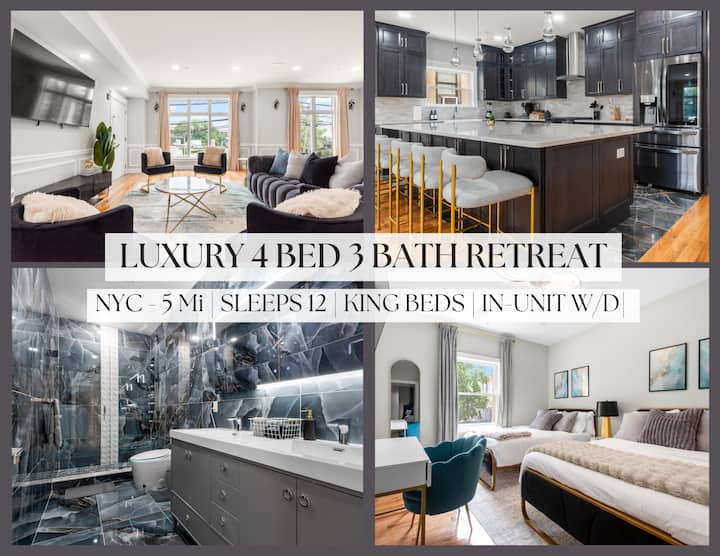Luxury 4bed 3bath • Easy Nyc Access • W/d In Unit - Jersey City, NJ