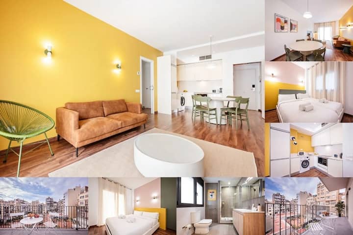 Appart 2 Ch. 2 Sdb, Centre De Barcelone - 바르셀로나