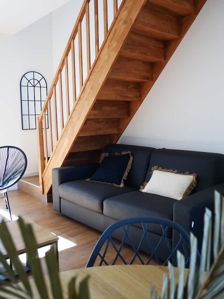 "Sables Rouges" Duplex à Locmaria - 2-6 Personnes - Groix