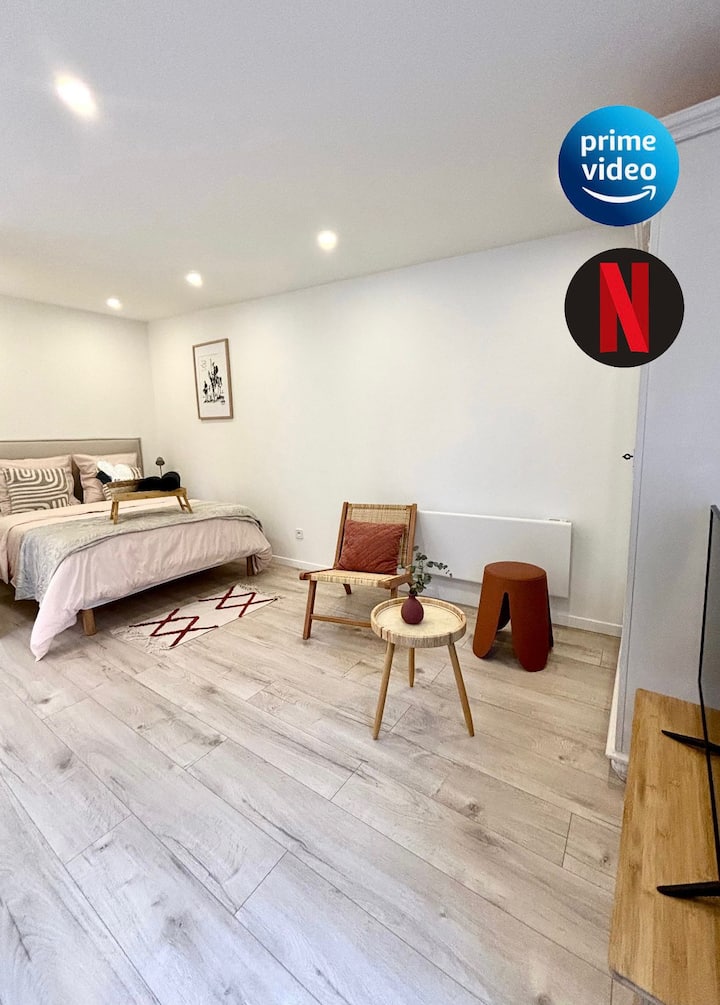 Studio Cosy, Avec
Parking Privé 5min Lille Centre - Bondues