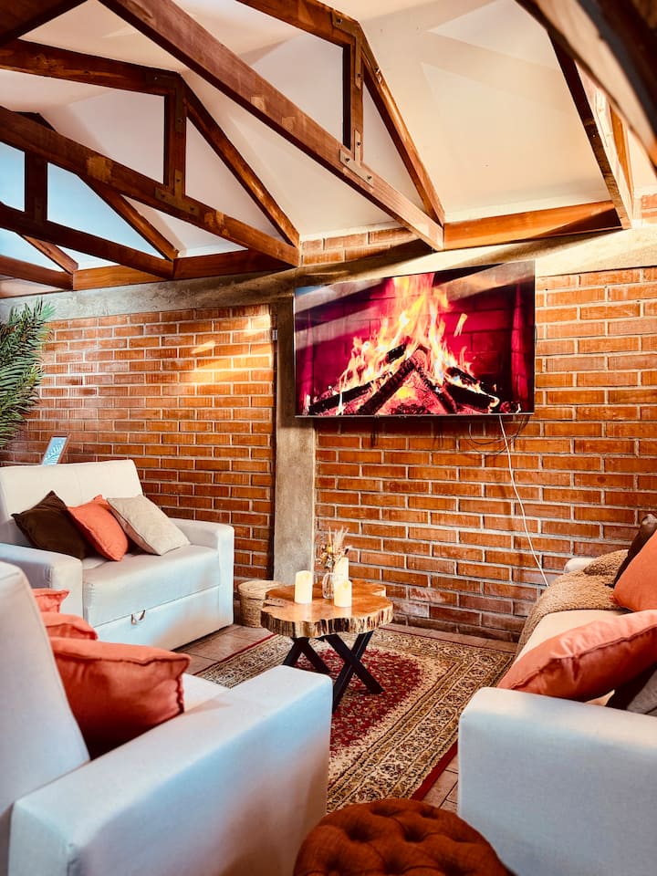 Casa Rústica + Jacuzzi + Piscina + Aeropuerto Scl - Chile