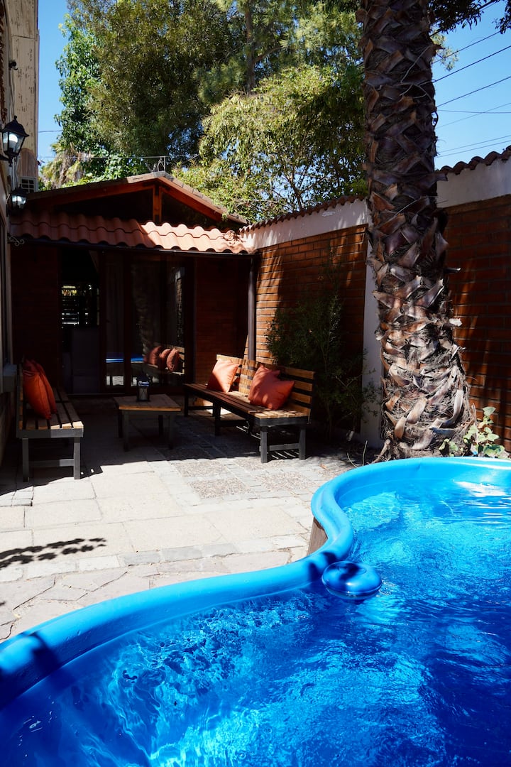 Casa Rústica + Jacuzzi + Piscina + Aeropuerto Scl - Pudahuel