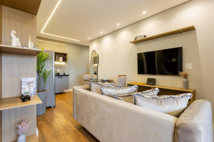 Loft Moderno Sp Expo/congonhas /Mundo Smurf/metrô - Eldorado, Brasil