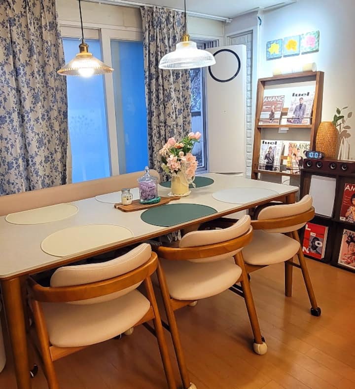 터미널5분 ,중앙시장, 미로시장5분, 강원감영_넷플릭스 _6인가능 테라스 마당 독채 매지헌 - 흥업면