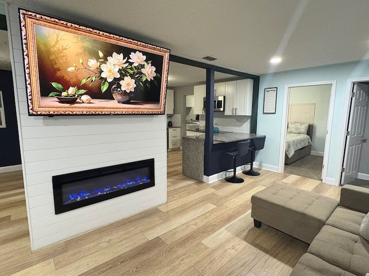 Premium House Fireplace, Mini Golf And Large Patio - 오렌지 파크