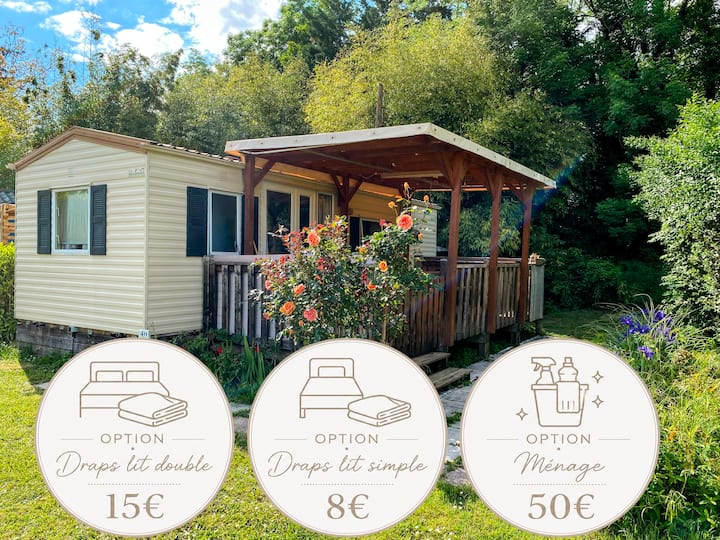 Mobil-home 5 Pers Avec Piscine - Anjou
