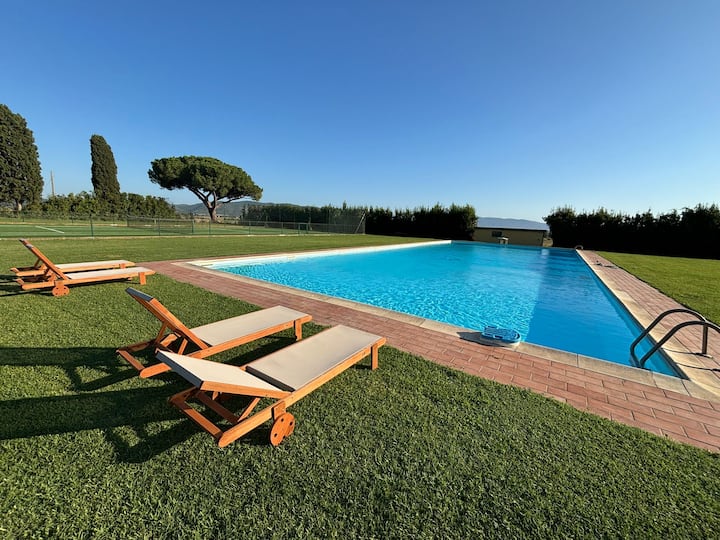 Porzione Di Casale Con Piscina E Tennis - Magliano in Toscana