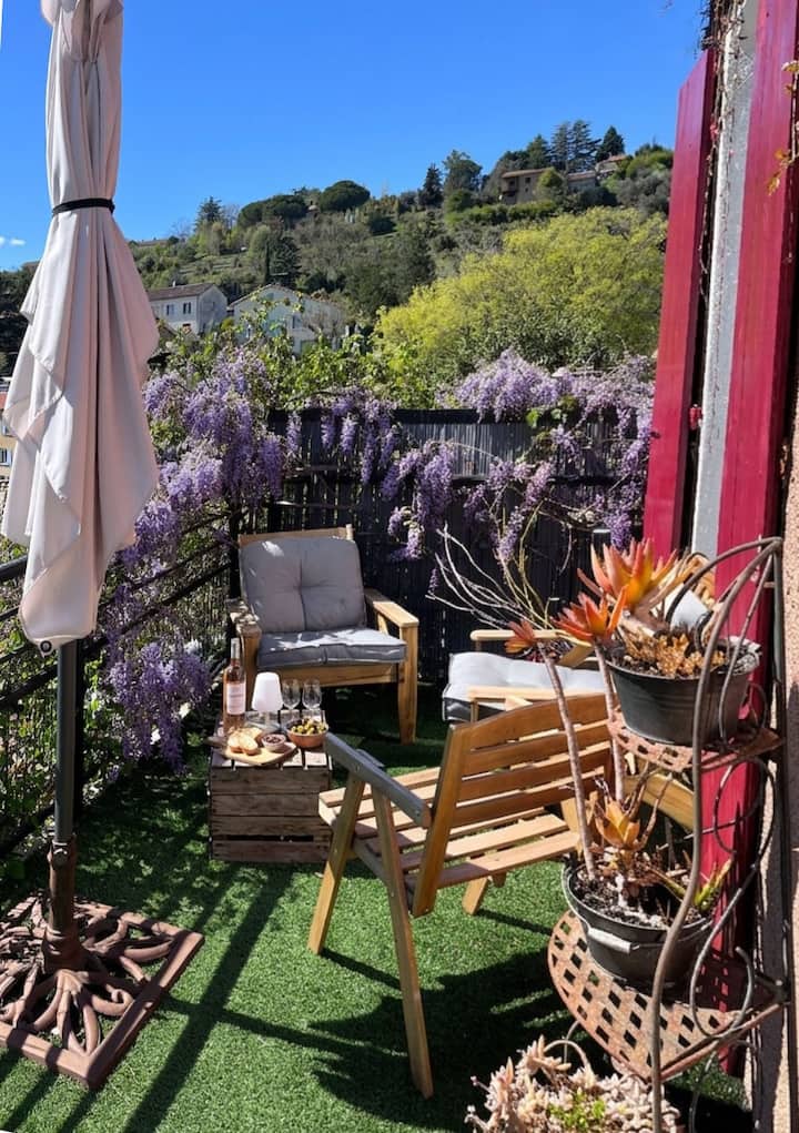 Cocon • Terrasse Vue Montagnes • Clim • Parking - Aubenas