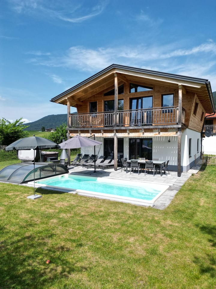 Chalet Bergherzerl - Pool, Whirlpool &Sauna Für 6 - Inzell