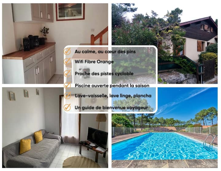 Maisonnette Au Cœur De La Pinède - Maubuisson