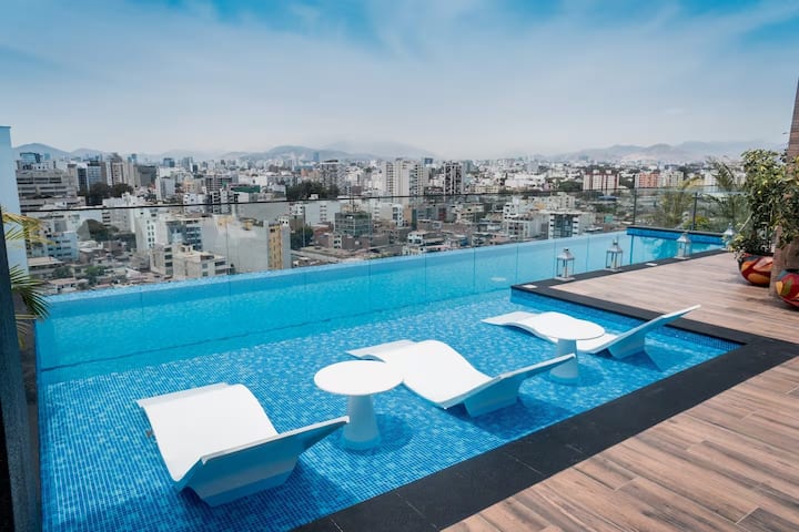 Amazing Apartment Barranco Piscina Gym Cowork 910 - Pérou