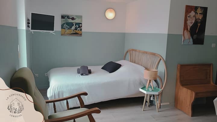 Le Vert Rotin, Air Fryer, Proche Bollaert, 2 Pers - Lens, France