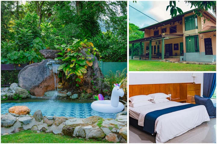 Private Taiping Villa 20pax | River & Waterfall - Taiping