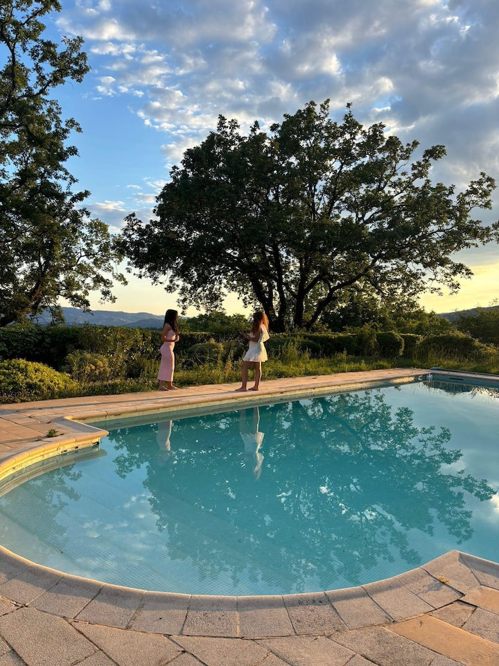 Maison Provençale Piscine Jardin - Grasse