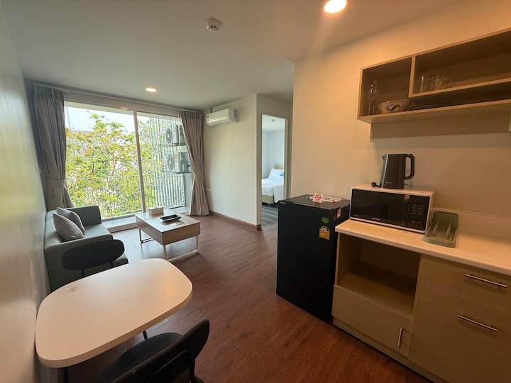 Cosy 1 Bed Apt With Garden View In Ekamai-thonglor - Bangkok