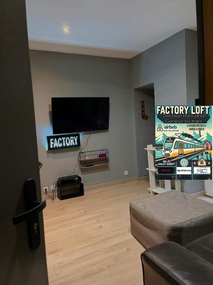 Factoryloft Cosy–prochegare/design/moderne/élégant - Bellegarde-sur-Valserine