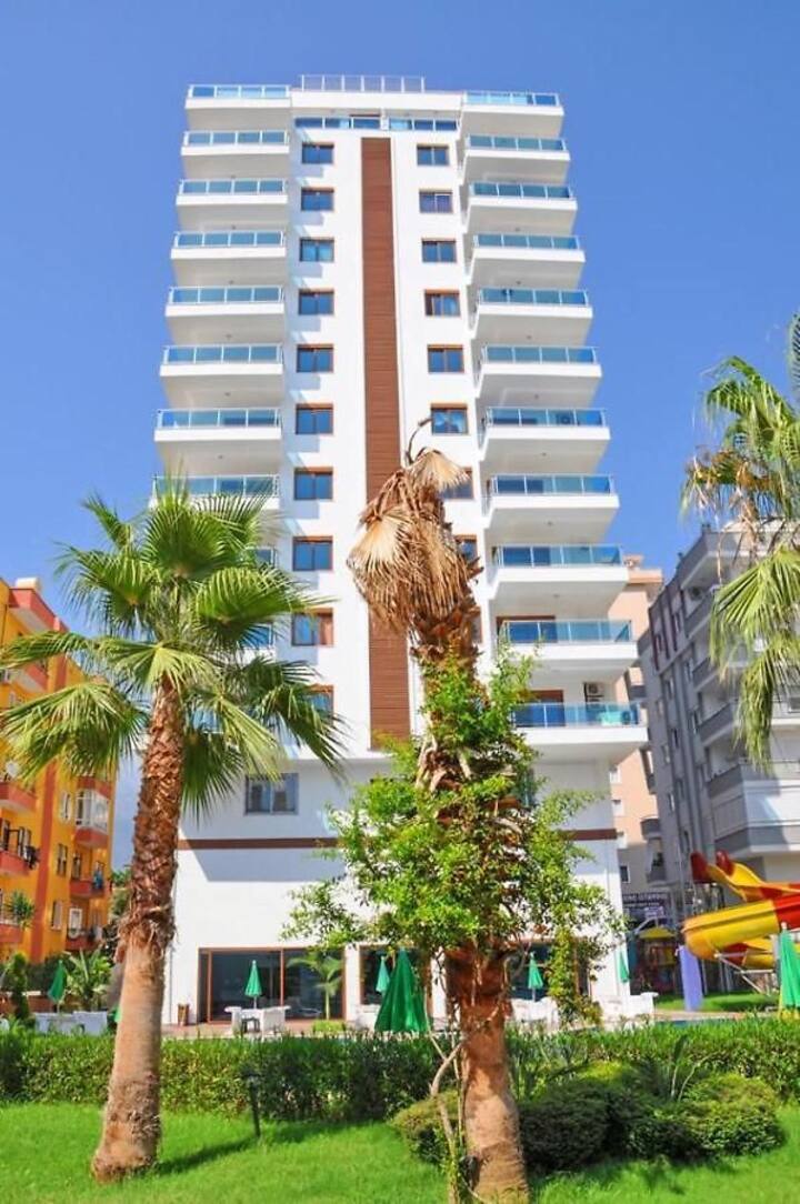 Denize Yakın,aqua Parklı Havuz,lüks Sitede Daire - Mahmutlar