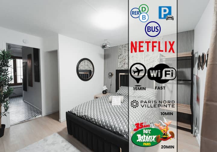 •Charme & Douceur Près De Cdg• - Gonesse