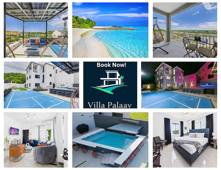 Ocean View-gated-solar-b/up Water-starlink For 12 - Jamaica