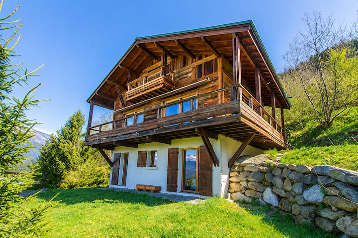 Chalet Stunning View St Gervais Center Ski Sauna - Saint-Gervais-les-Bains