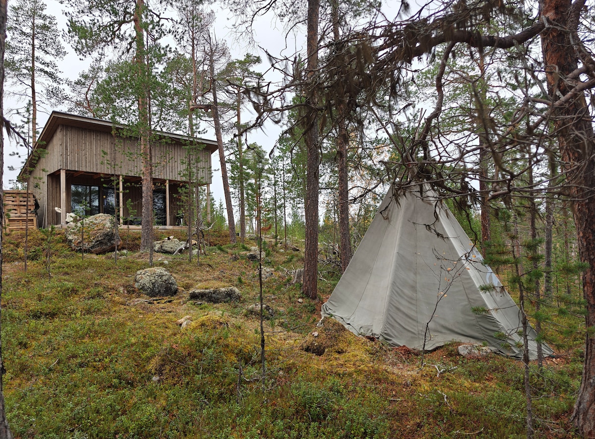 Casa de huéspedes moderna y sauna en el centro de Inari - Cabañas en ...