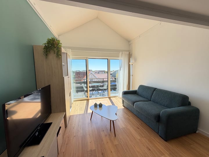 «&nbsp;Mer Veille Azur&nbsp;» - Balcon - Vue Mer Latérale - Quend Plage