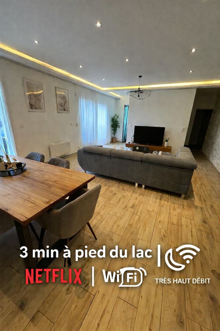 Aix Les Bains Appart T3 Ville/lac Parking Privé - Aix-les-Bains