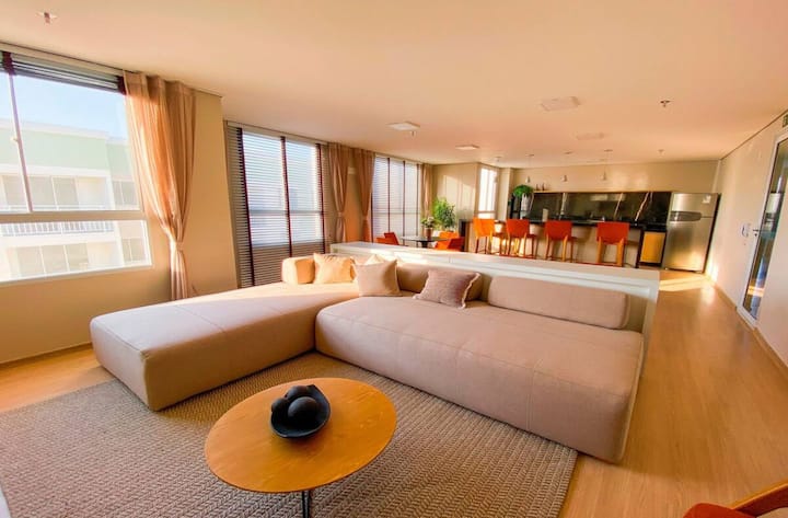 Apartamento Todo Climatizado Com Vista Ao Mar - Fortaleza