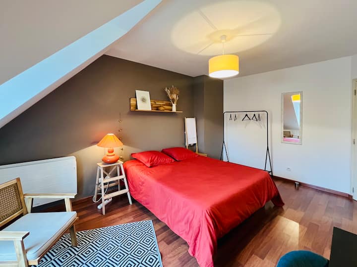 Chambre Spacieuse Et Lumineuse - Le Mans