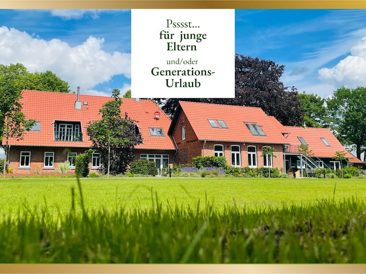 Family & Friends Getaway – Fireplace & Playground - Kirchlinteln