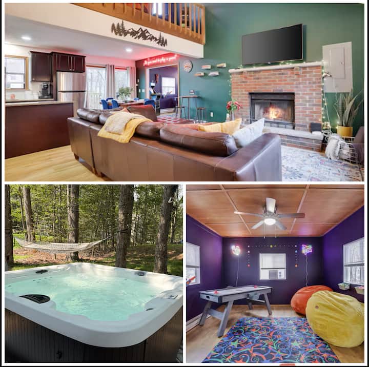 Fireplace*hot Tub*2 Kings*pet Friendly*game Rooms - Mount Pocono, PA