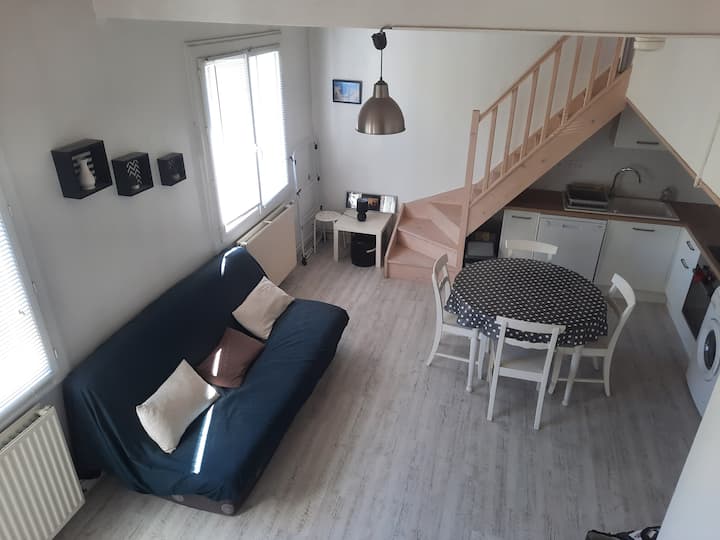 Duplex 3 Ch. Lumineux, Calme, Vieux-port à Pied - La Rochelle