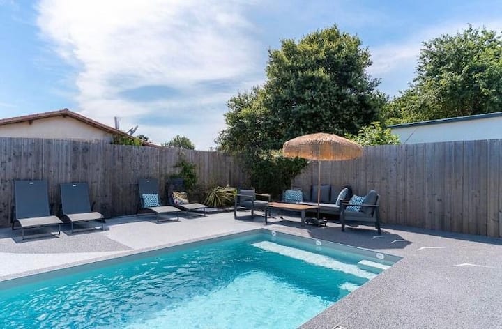 Maison 4 Chambres Avec Piscine - Biscarrosse