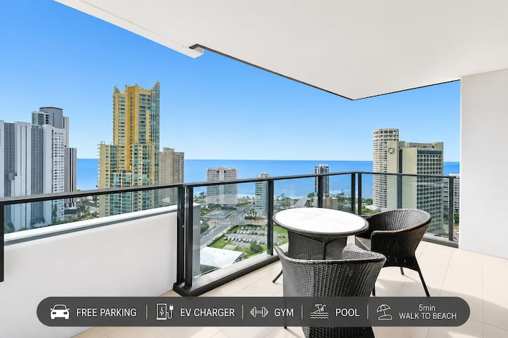 Cozy & Convenient 3-bedroom Apt Surfers Paradise - Gold Coast