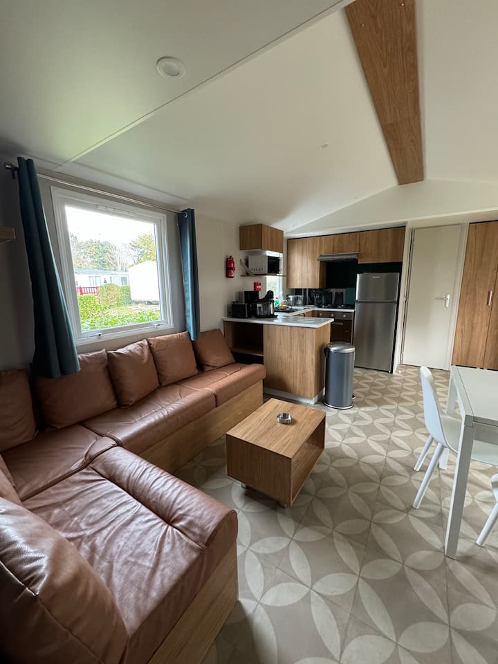 Grand Mobil-home Camping Kerlann - Finistère