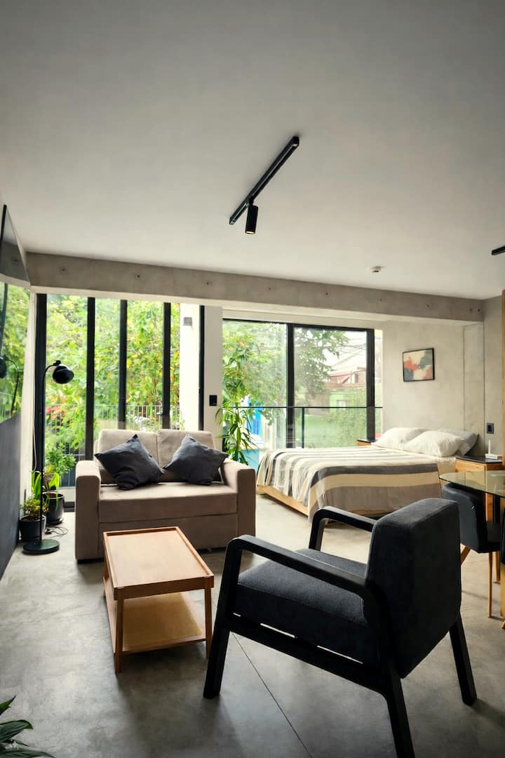 Loft Con Estilo Moderno En Barranco - Lima