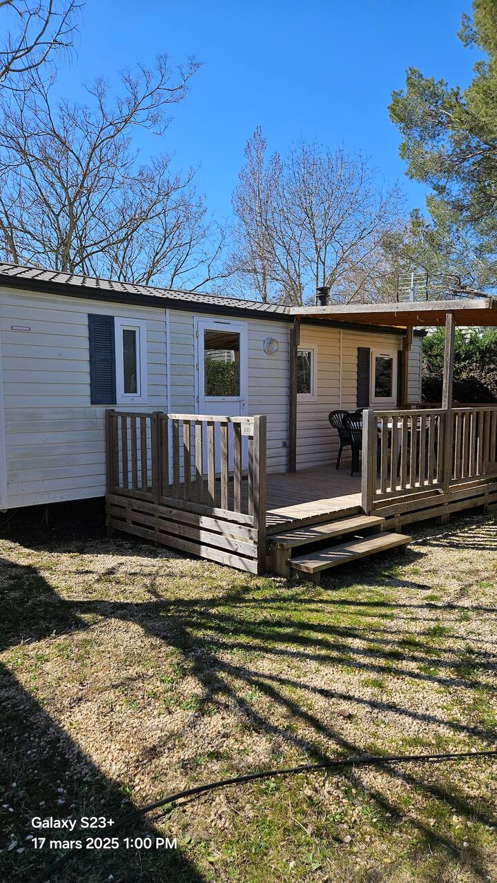 Mobil Home 6p Climatisé,camping, Piscine,lac Mh320 - La Roque-d'Anthéron