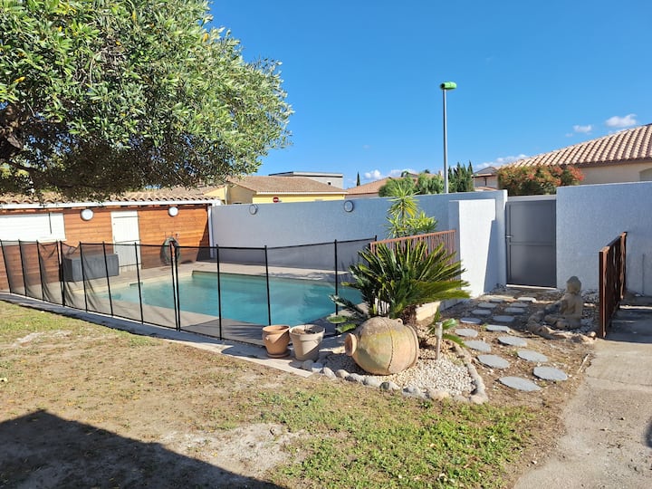 Maison Résidentielle Au Calme - 10 Min Du Barcares - Perpignan