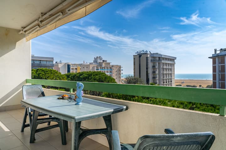 Profitez De La Vue Sur La Mer Depuis Notre Grand B - Bibione