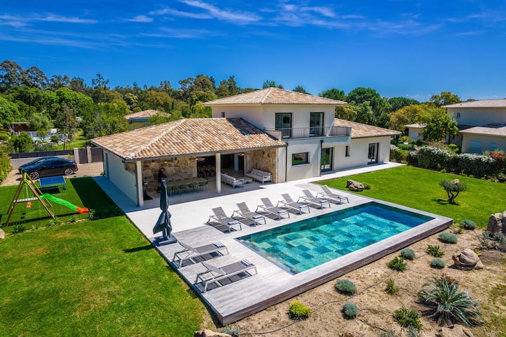 Villa Contemporaine à 300 M De La Plage - Zonza