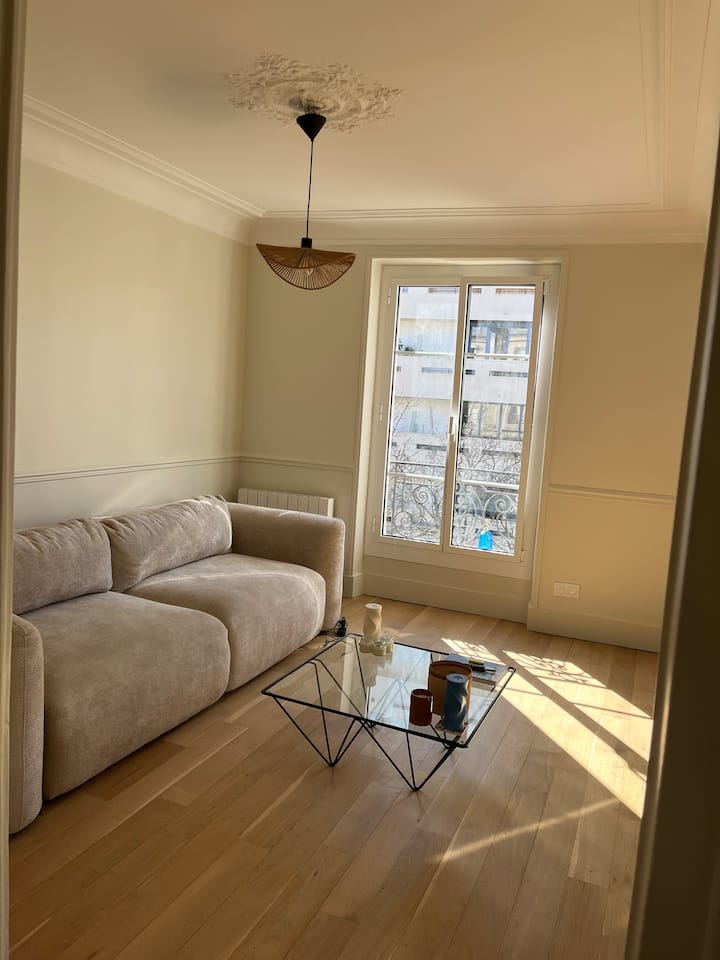 Vue Montmartre : Studio Ensoleillé - Parijs