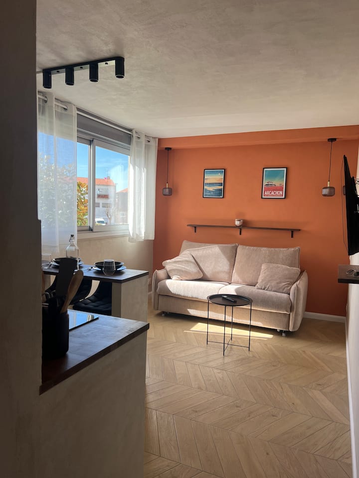 Studio Cosy, Piscine, Parking–5 Min Plage Arcachon - Arcachon