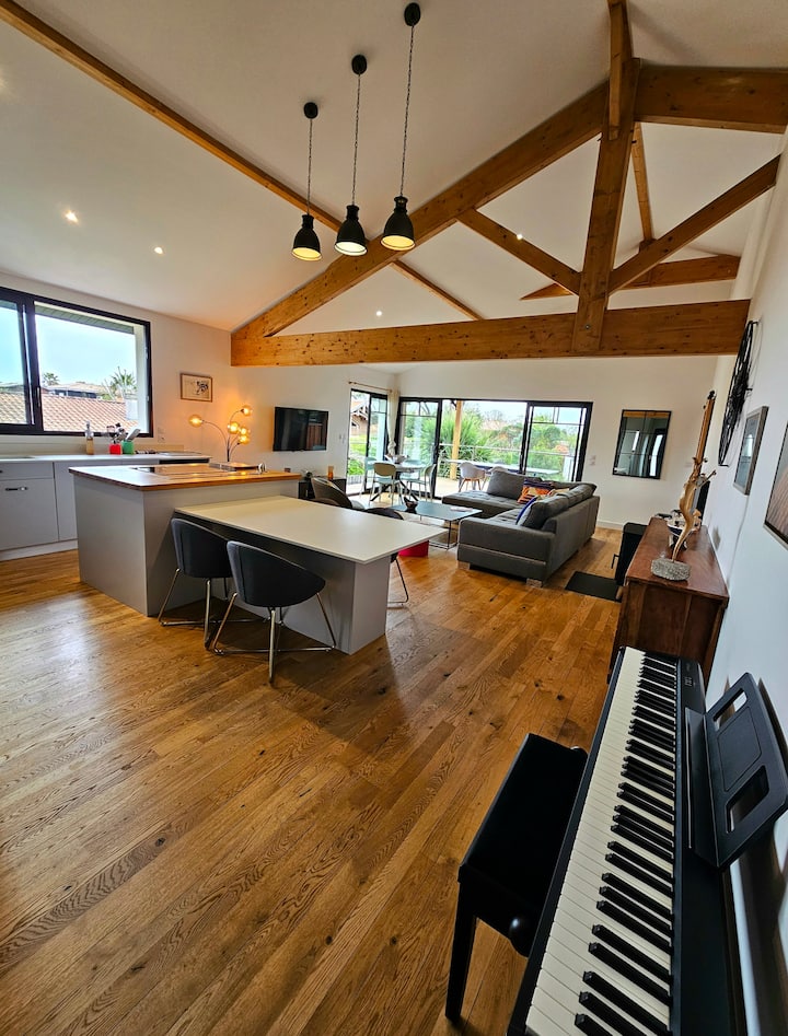 Villa Climatisée, Piscine Chauffée, Proche Plage - Gujan-Mestras