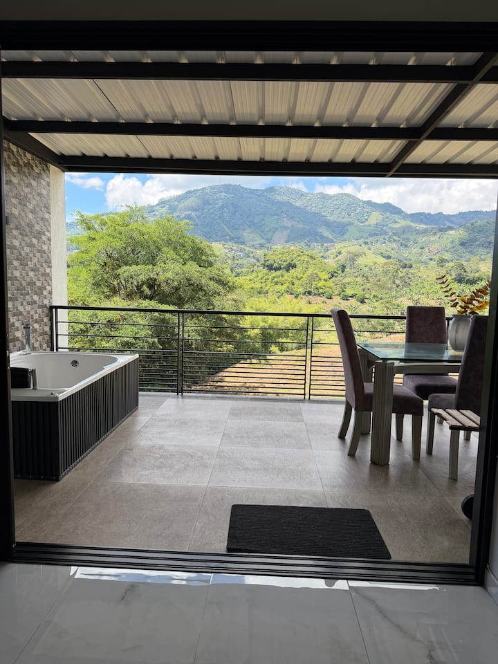 Casa Campestre, Jacuzzi Y Vista Increíble - Dosquebradas