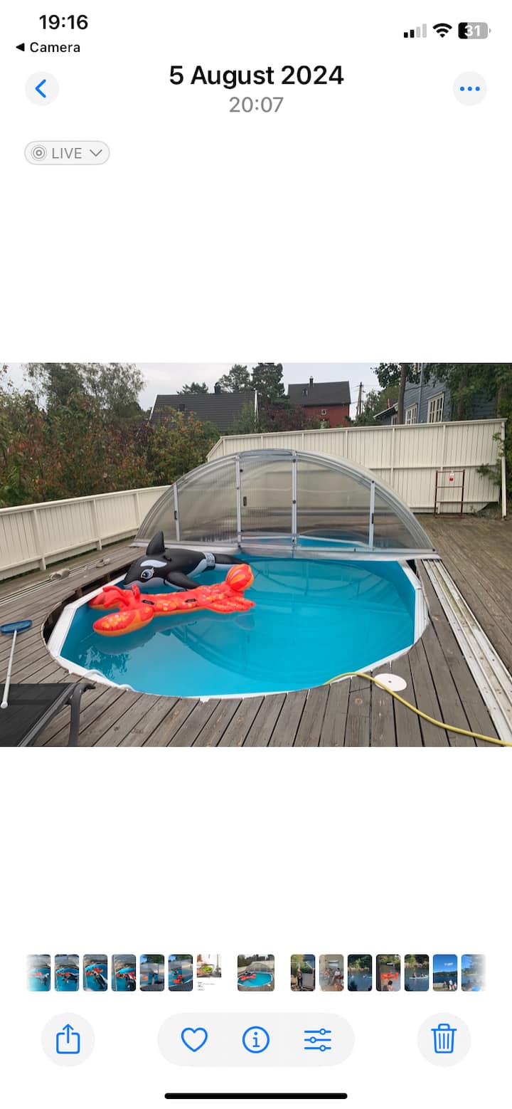 1st Floor Apt In Home With Pool - Kristiansand