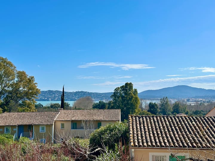 À Pied à La Plage Et Vue Mer - Grimaud