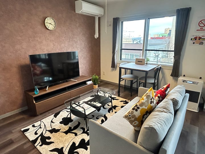 Netflix視聴無料！2025.6 オープン　千歳駅徒歩圏内新築Ms　一部屋貸切 - Chitose